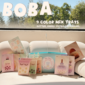 BOBA tea series color lashes – elan beaute and supplies