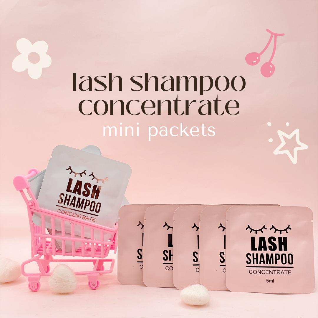 lash shampoo concentrate MINI PACKETS – elan beaute and supplies