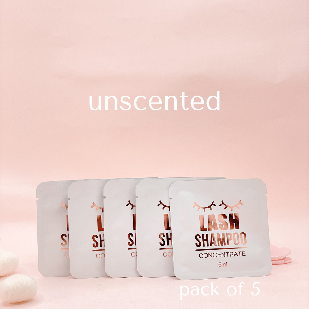 lash shampoo concentrate MINI PACKETS – elan beaute and supplies