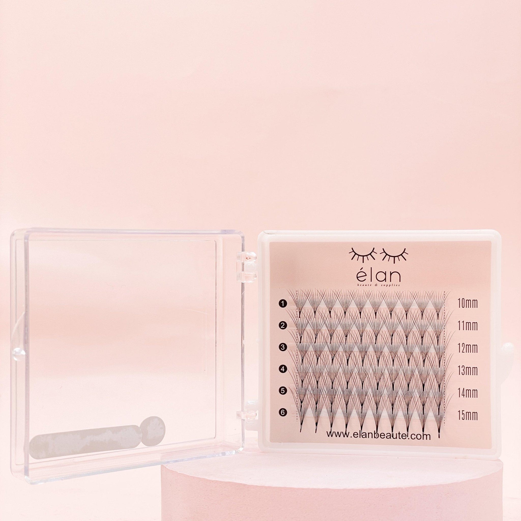 mini premade volume fans – elan beaute and supplies